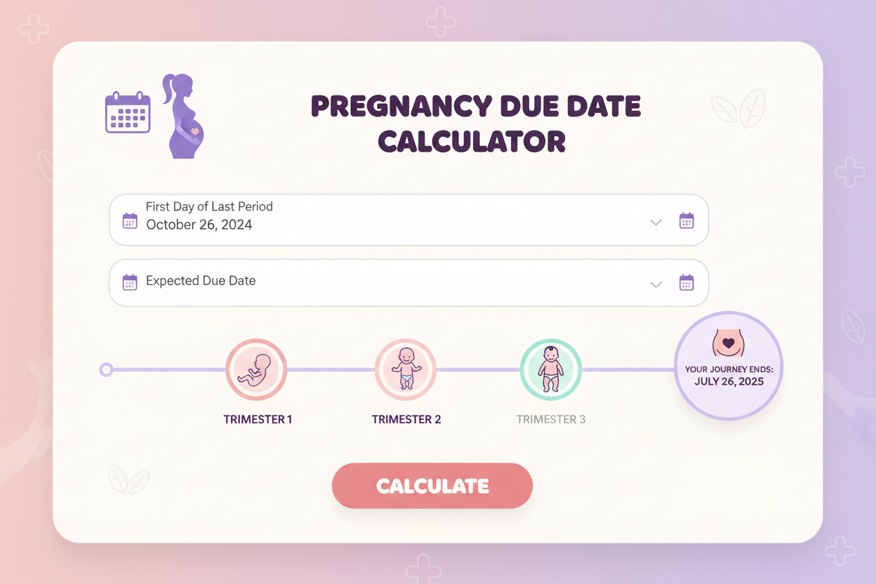 Pregnancy Due Date Calculator – Rumbly 💜